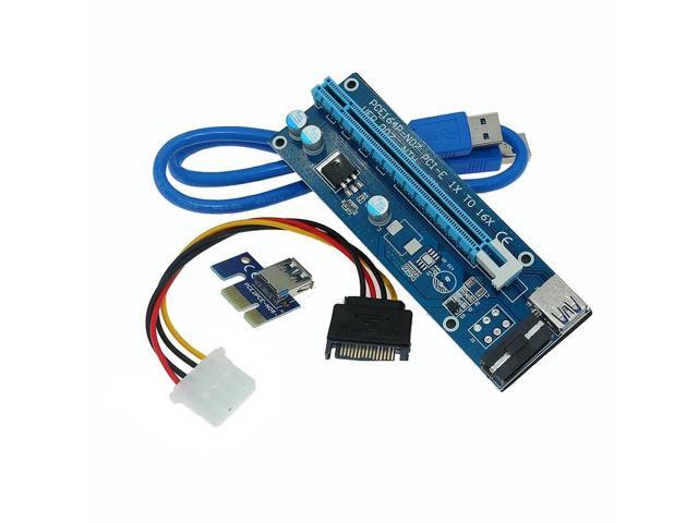 Click here for PCI-E PCIE PCI Express 1X To 16X With 4pin Extensi... prices