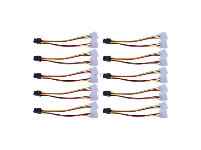 Click here for 10PCS Molex 4 Pin to PCI-E PCI Expess 6 Pin Power... prices