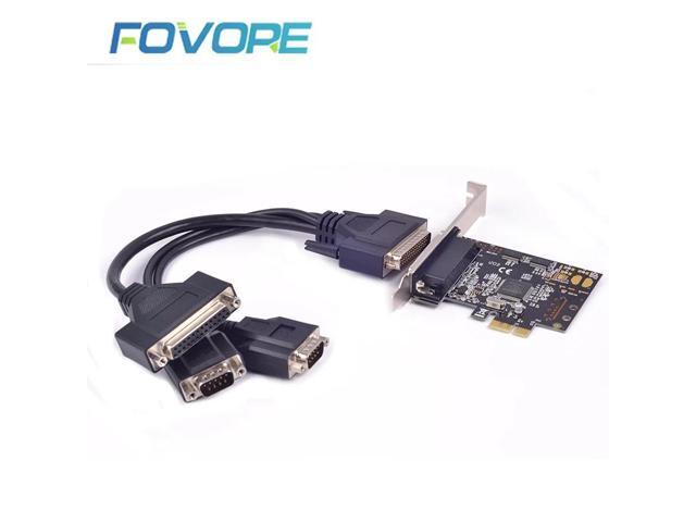 Click here for 2 port Serial DB9 RS232 Parallel DB25 PCI e Adapte... prices