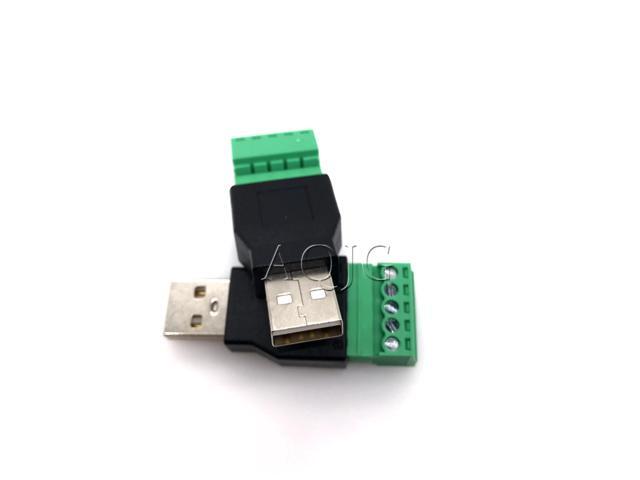 Click here for 1Pc USB 2.0 Type A Male/Female to 5 Pin Screw Conn... prices