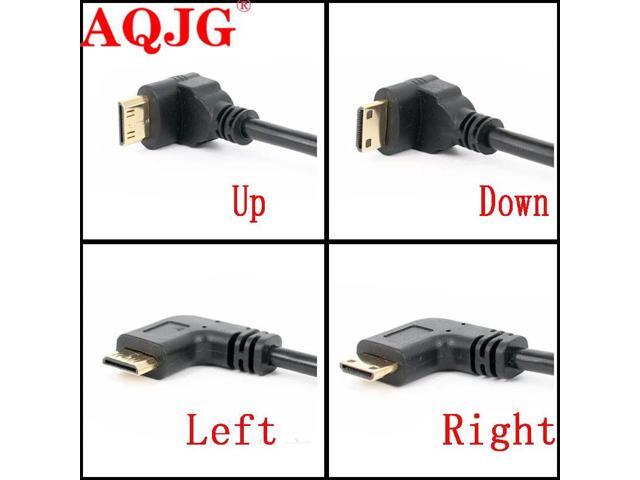 Click here for Up Down Right Left Angled Mini HDMI to HDMI Male t... prices