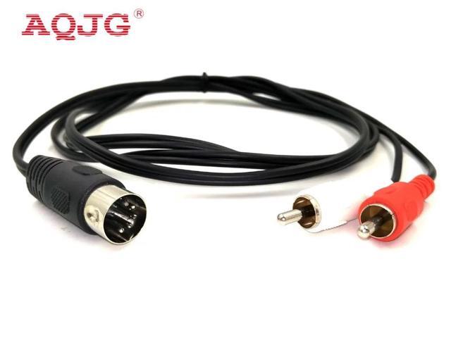 Click here for 5-Pin DIN Male MIDI Cable to 2 Dual RCA Male Plug... prices
