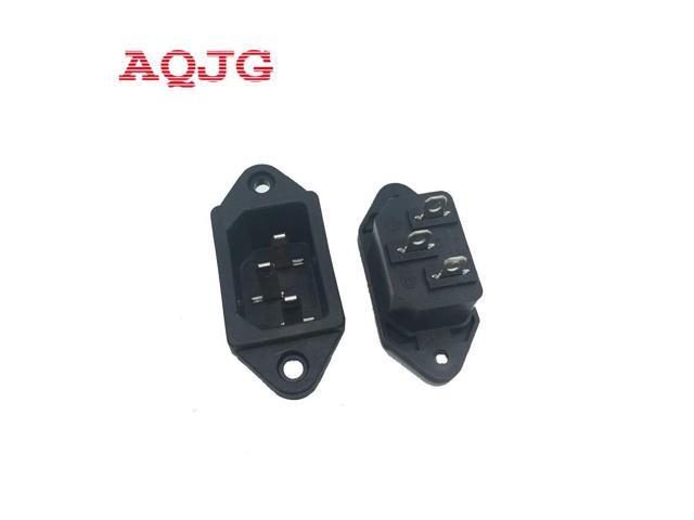Click here for Selling 1 Pcs Black 3 Pins IEC320 C14 Inlet Power... prices