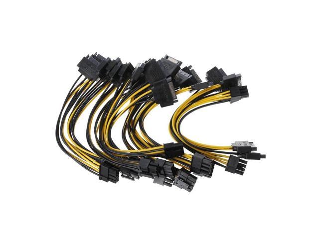 Click here for 10Pcs Dual 15Pin SATA To PCI-E 8Pin (6Pin + 2Pin)... prices
