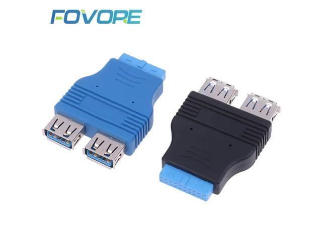 Click here for Motherboard 2 Ports USB 3.0 A Female to 20 Pin Hea... prices