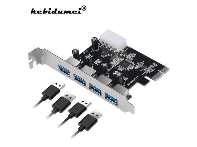 Click here for 4 Port USB 3.0 PCI-e Expansion Card 5 Gbps Speed P... prices