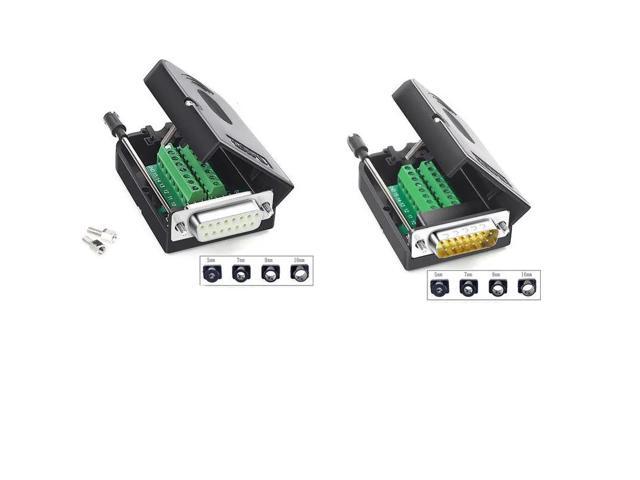 Click here for Gold Plate DB15 Connector 15 Pin Breakout Board D-... prices