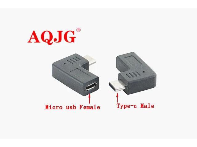 Click here for 1Pc 90 Degree Type C Male To Micro USB Female Conv... prices