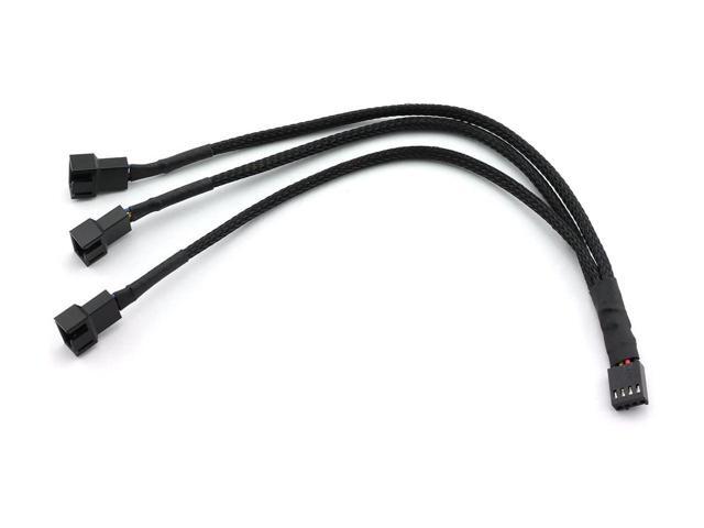 Click here for 4 Pin 1 to 3 Ways PWM Fan Splitter Cable Sleeved F... prices