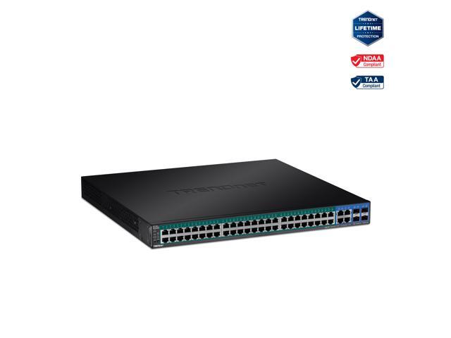 Click here for TRENDnet 52-Port Gigabit Web Smart PoE+ Switch prices