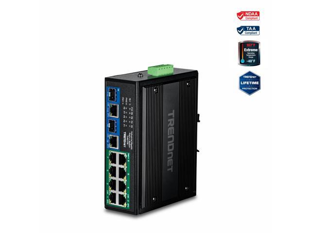 Click here for TRENDnet TI-BG108  10-Port Industrial Gigabit 400W... prices