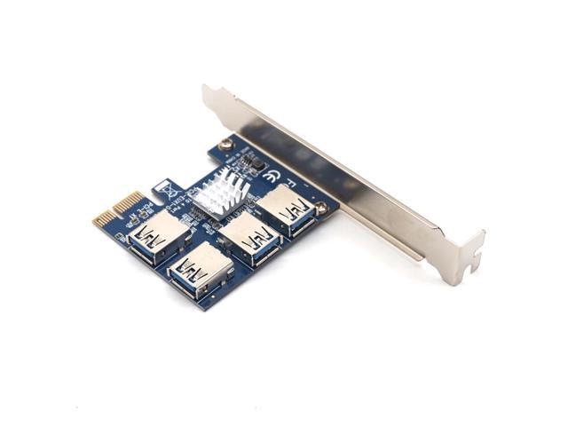 Click here for Weastlinks PCIe 1 to 4 PCIe 16X Riser Card PCI-E 1... prices