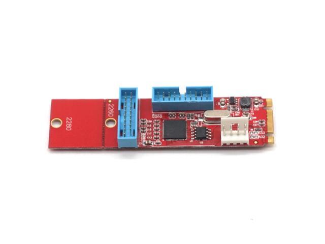 Click here for Weastlinks 2 Port 19 20Pin USB3.0 Female To NGFF M... prices