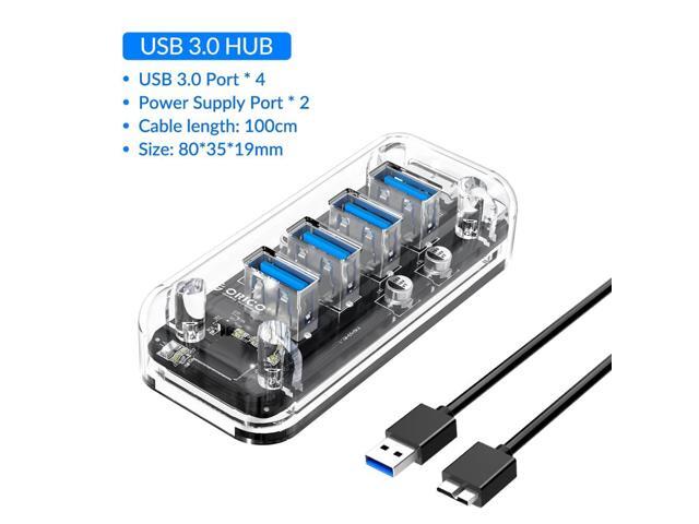 Click here for Weastlinks Transparent Series USB HUB 7 4 Port USB... prices