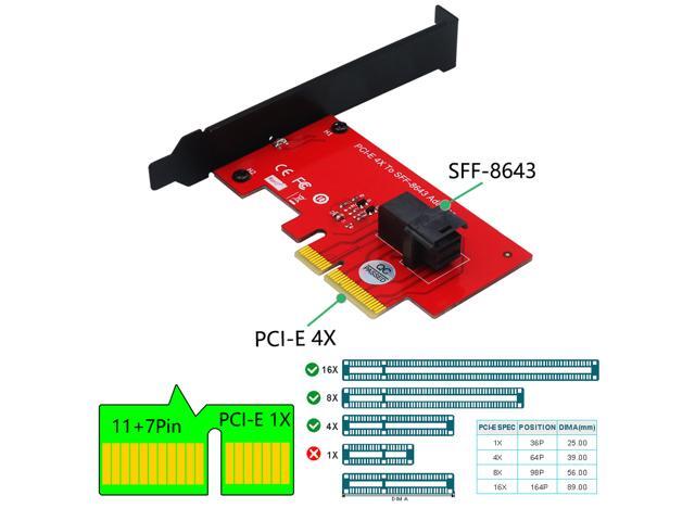 Click here for Weastlinks Riser PCIE SFF-8643 U.2 Adapter Expansi... prices