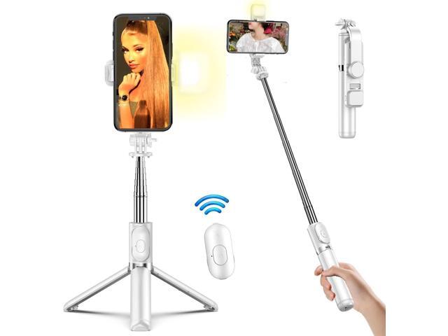Click here for 40 Selfie Stick with LED Fill Light & Phone Tripod... prices