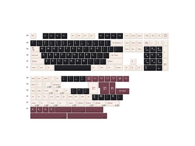 Click here for 173 Keys Roman theme ABS Keycap Cherry Profile Dou... prices