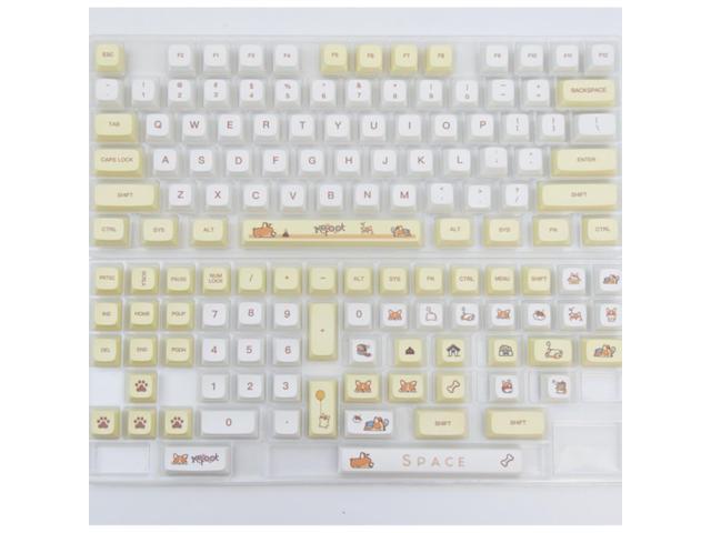 Click here for 135 Keys Corgi Themed keycaps XDA Profile PBT Dye... prices