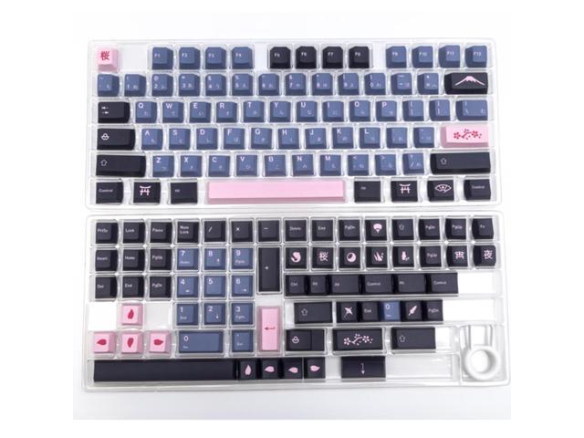 Click here for GMK Clone Nightsakura 141 Keys Cherry Keycap PBT D... prices