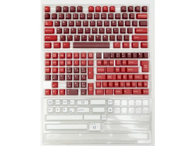 Click here for 173 Keys GMK Ham Cherry Profile Double Shot PBT Ke... prices