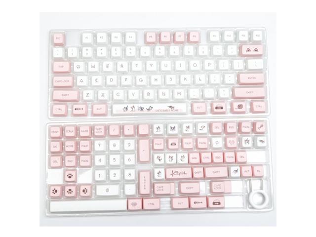 Click here for PBT Keycaps 141 Keys Cute Cat Keycaps Dye Sublimat... prices