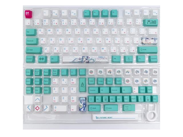 Click here for 1 Set Japan Anime Miku Keycap Cherry profile PBT D... prices