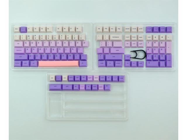 Click here for 129 Keys Lavender Purple gradient cute Keycaps PBT... prices