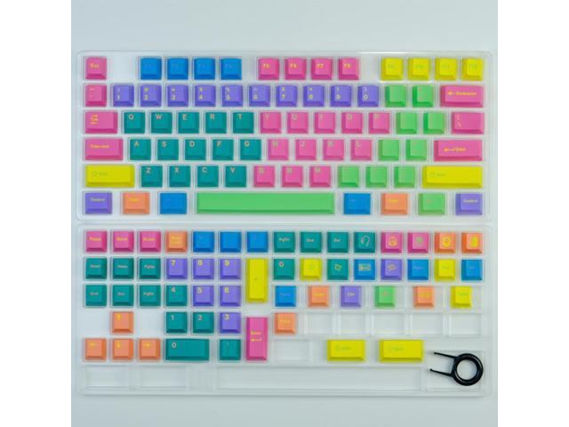Click here for Colorful Personality Keycaps 129 Key PBT Keycaps D... prices