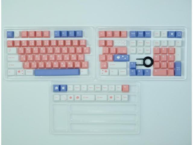 Click here for Ruths sister 129 Keys GMK Peach blossom Keycap PBT... prices