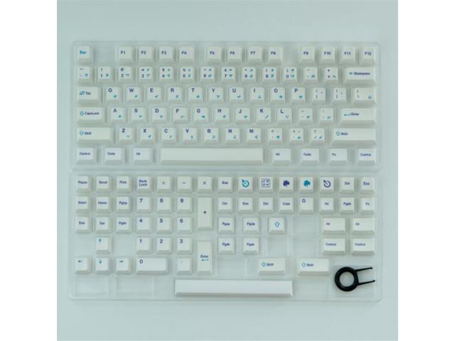 Click here for 129 Keys GMK Inukuma PBT Keycaps Cherry Profile Wh... prices