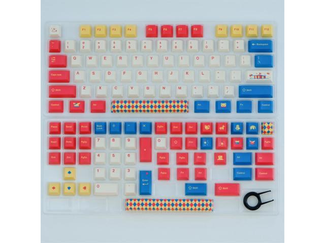 Click here for 129 Keys GMK Circus PBT Keycaps Cherry Profile Eng... prices