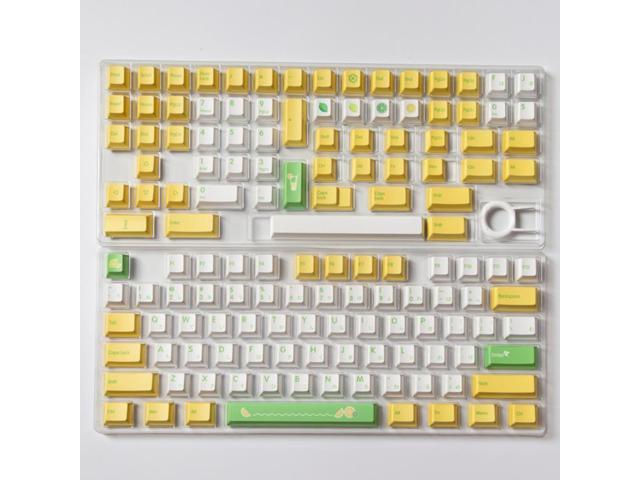 Click here for Lemon 139 Keys Keycaps Cherry Profile PBT Keycap D... prices