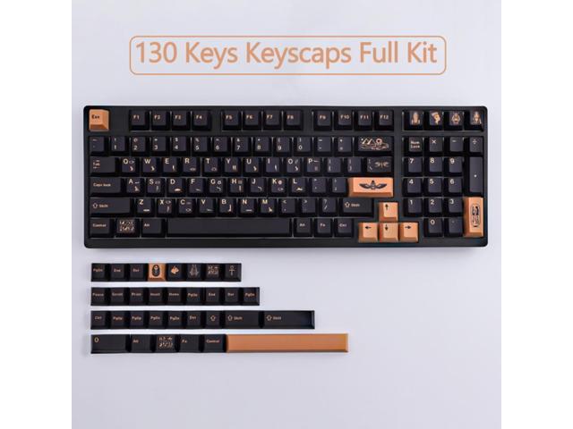 Click here for GMK Pharaoh 130 Keys PBT DYE-SUB Cherry Profile Ke... prices