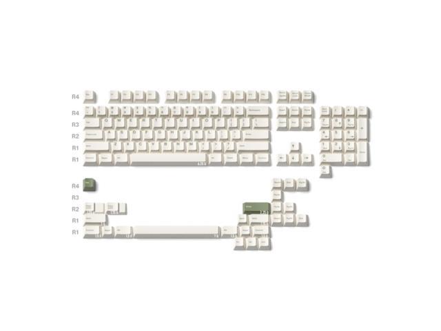 Click here for 131 Keys Green And White GOW Keycap Cherry Profile... prices