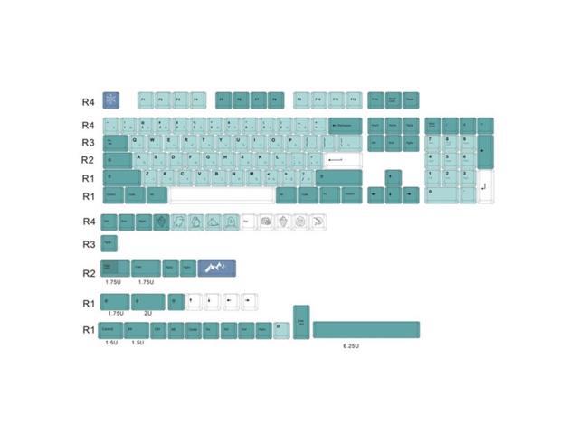 Click here for GMK IceBerg Clone 142 Keycaps PBT Dye Subbed Cherr... prices