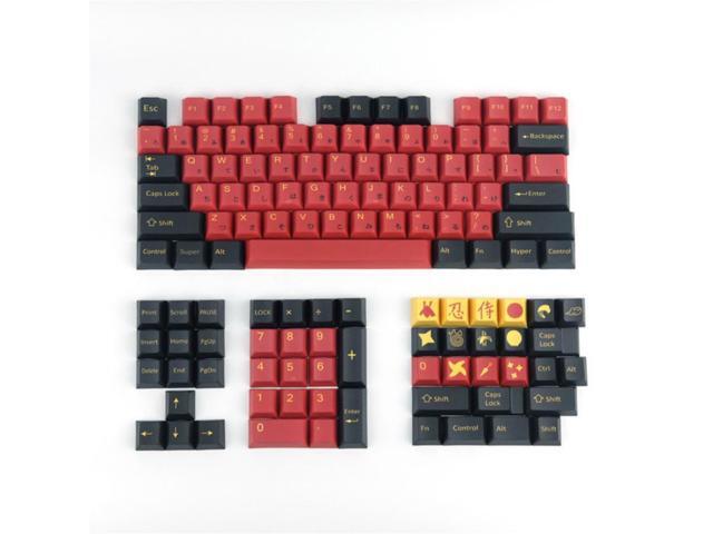 Click here for GMK Red Samurai PBT Five-sided Sublimation Keycap... prices