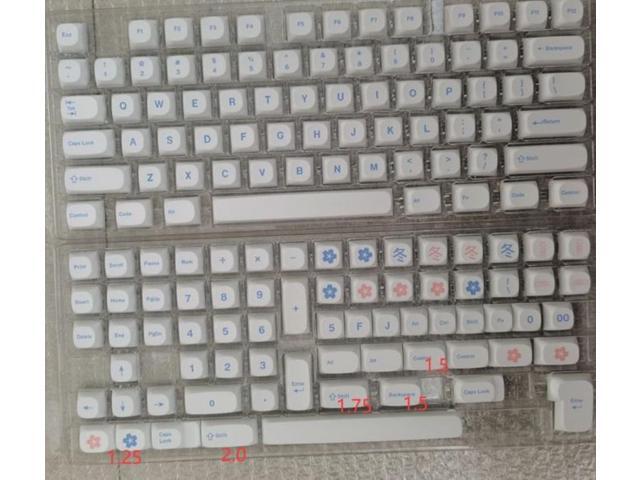 Click here for GMK Fuyu Keycap 142 Keys PBT Dye Sublimation Keyca... prices