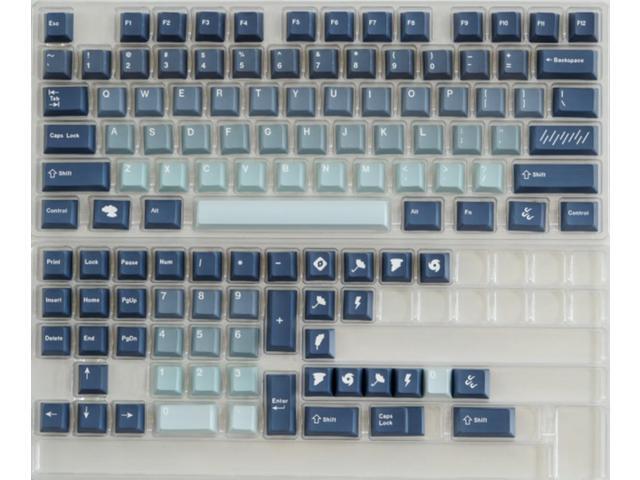 Click here for 120 Key GMK Storm Keycaps Cherry Profile PBT Dye S... prices