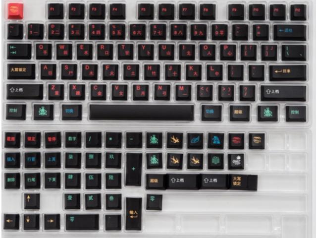 Click here for GMK Houhai 120 Keys Keycaps PBT Dye Sublimation Me... prices