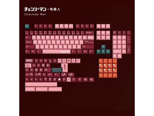 Click here for Cherry Keycaps 170 Keys Chainsaw Man Keycaps Cherr... prices