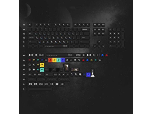 Click here for 172 Keys Stay Keycaps PBT Dye Sublimation Mechanic... prices