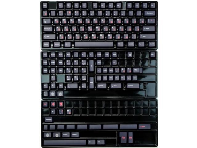 Click here for 156 Keys Black Red Russian Keycaps PBT Dye Sublima... prices