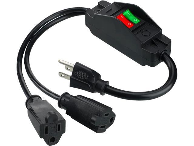 Click here for Power Cord Extension Y Splitter with ON Off Switch... prices