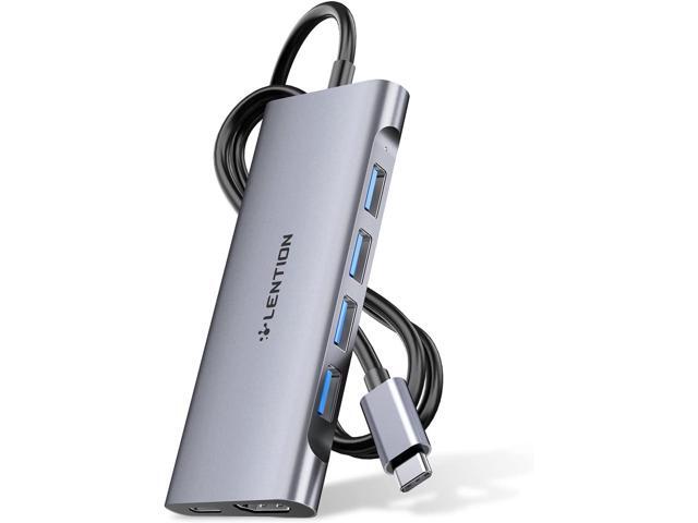 Click here for LENTION 3.3FT Long Cable USB C Multiport Hub with... prices