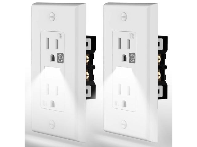 Click here for SOZULAMP Wall Outlet Receptacle with Night Light D... prices