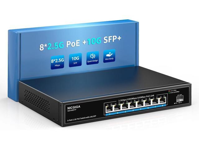Click here for 8 Port 2.5G PoE Switch Unmanaged with 8 x 2.5Gb Ba... prices