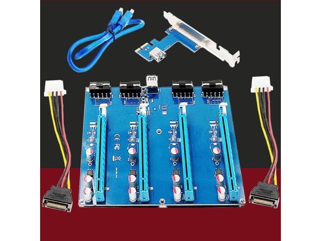 Click here for PCIe 1 to 4 PCI express 16X slots Riser Card USB3.... prices