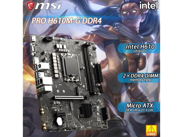 Click here for H610 Motherboard PRO H610M-G DDR4 for Core i7 1470... prices