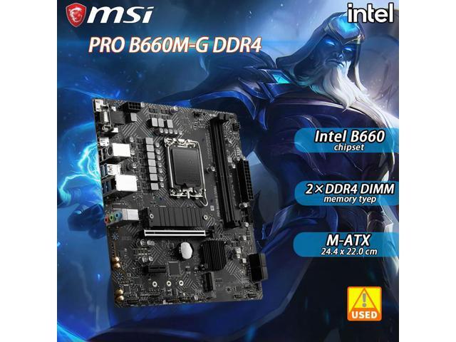Click here for B660 Motherboard PRO B660M-G DDR4 for Core i5 1240... prices