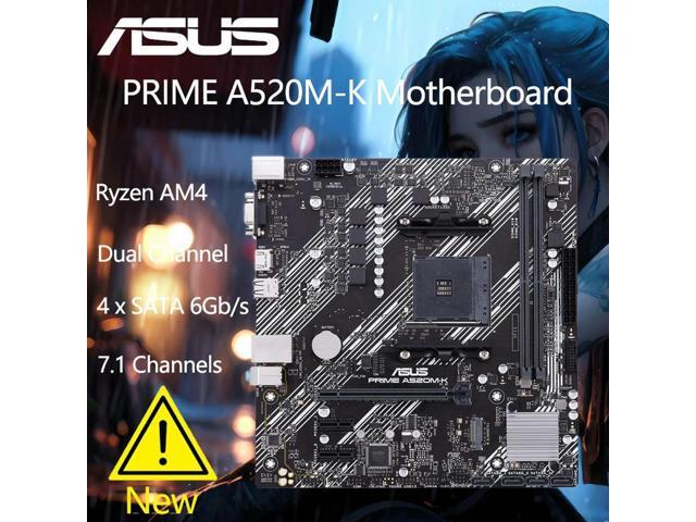 Click here for PRIME A520M-K motherboard supports M.2 with 1G LAN... prices